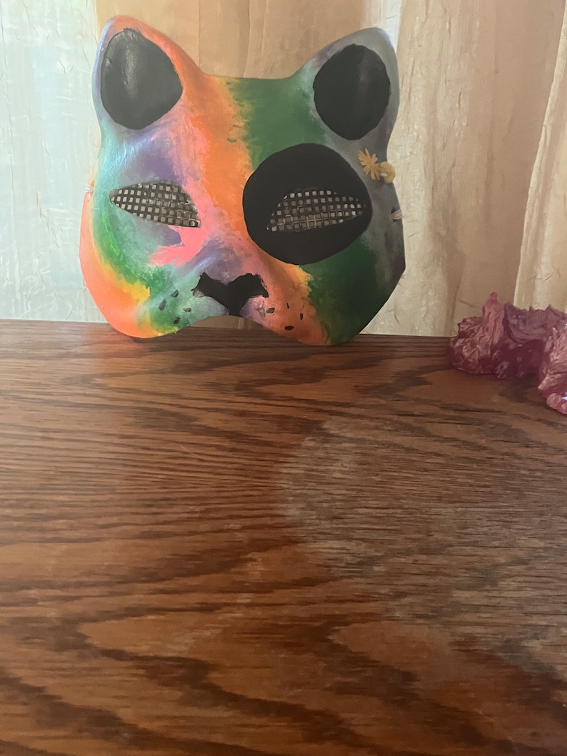 Rainbow Cat Mask Therian - Etsy Australia