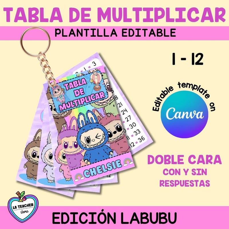 Cajas de labubus para imprimir - Etsy México