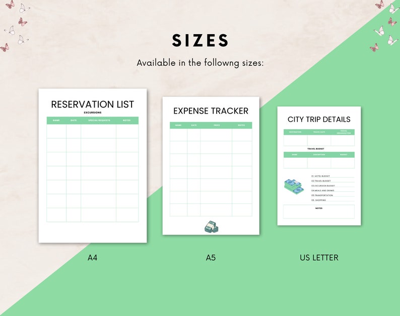EDITABLE Travel Planner, New York City Trip Planner, Canva Template ...