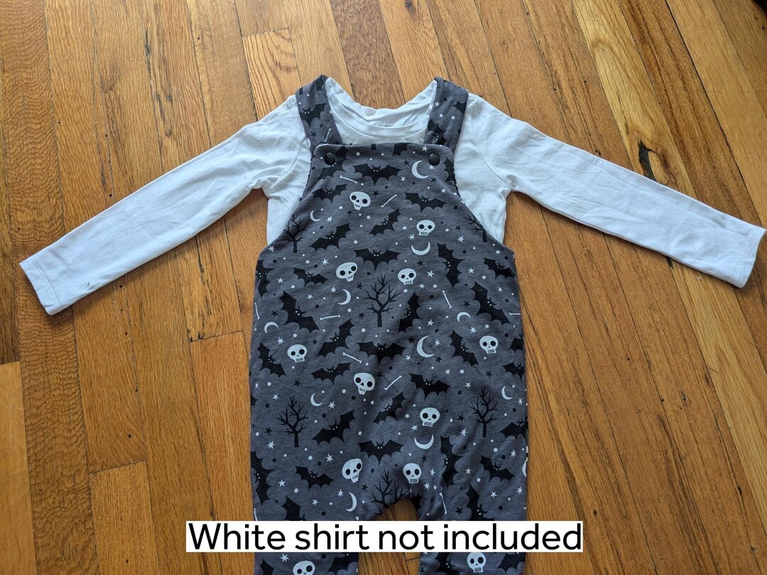 Spooky Halloween Overalls | Handmade Children’s Clothes | Fall Outfit ...