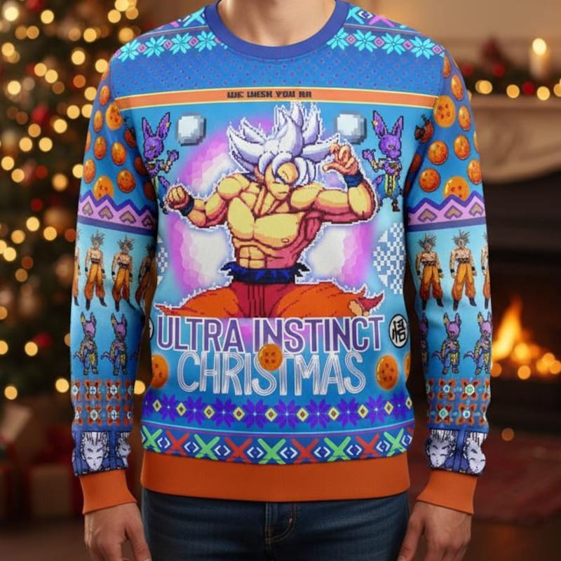 Kid Goku Christmas Sweater - Etsy Canada