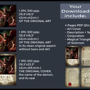 Sitri Demon Printable Dark Art Ars Goetia Grimoire. Seals Description ...
