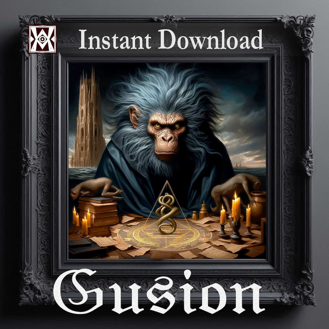Gusion Demon Printable Dark Art Ars Goetia Grimoire. Seals Description ...