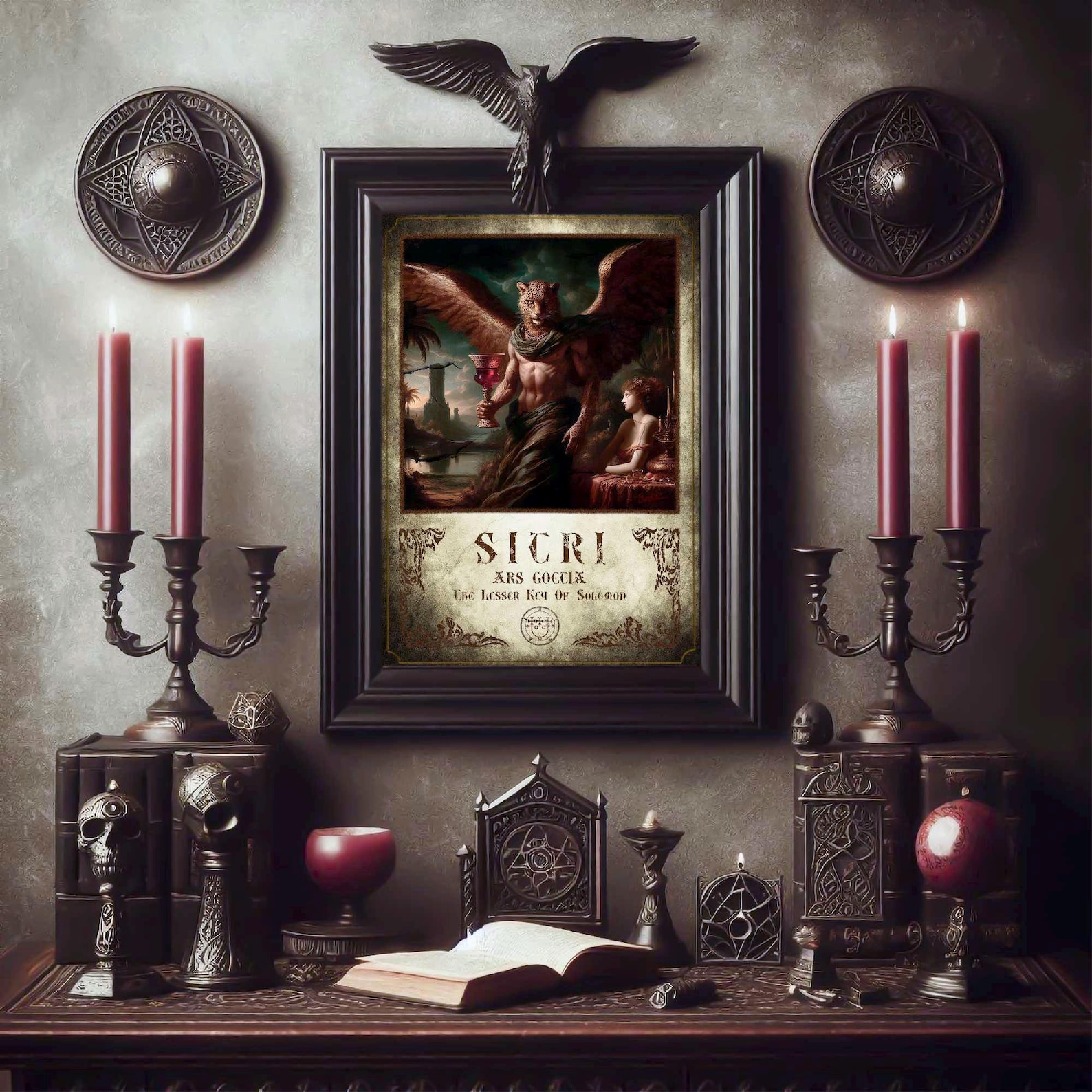 Sitri Demon Printable Dark Art Ars Goetia Grimoire. Seals Description ...