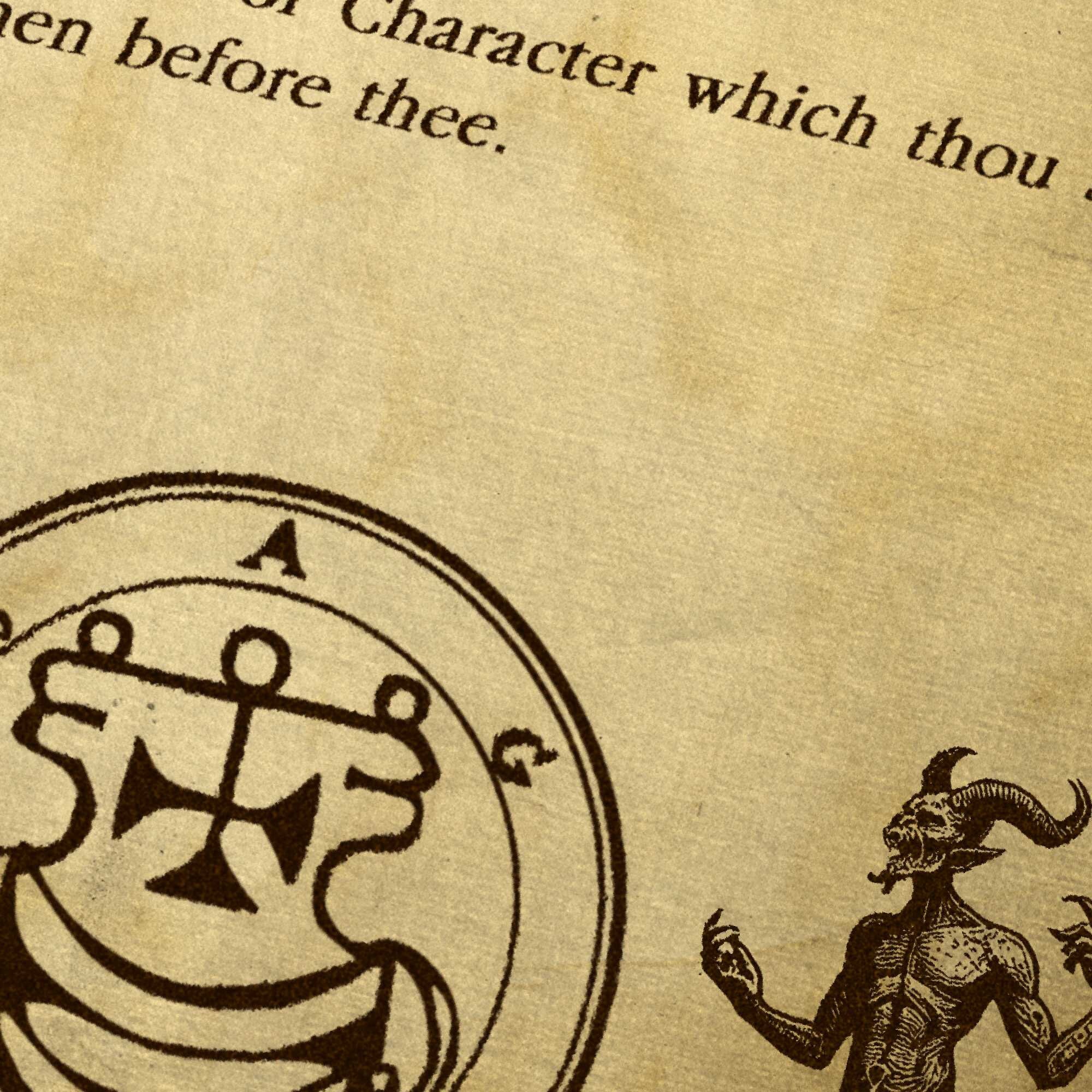 Agares Demon Printable Dark Art Ars Goetia Grimoire. Seals Description ...