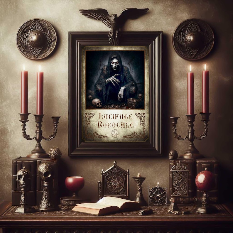 Lucifuge Rofocale Demon Printable Dark Grand Goetia Grimoire. Ancient ...