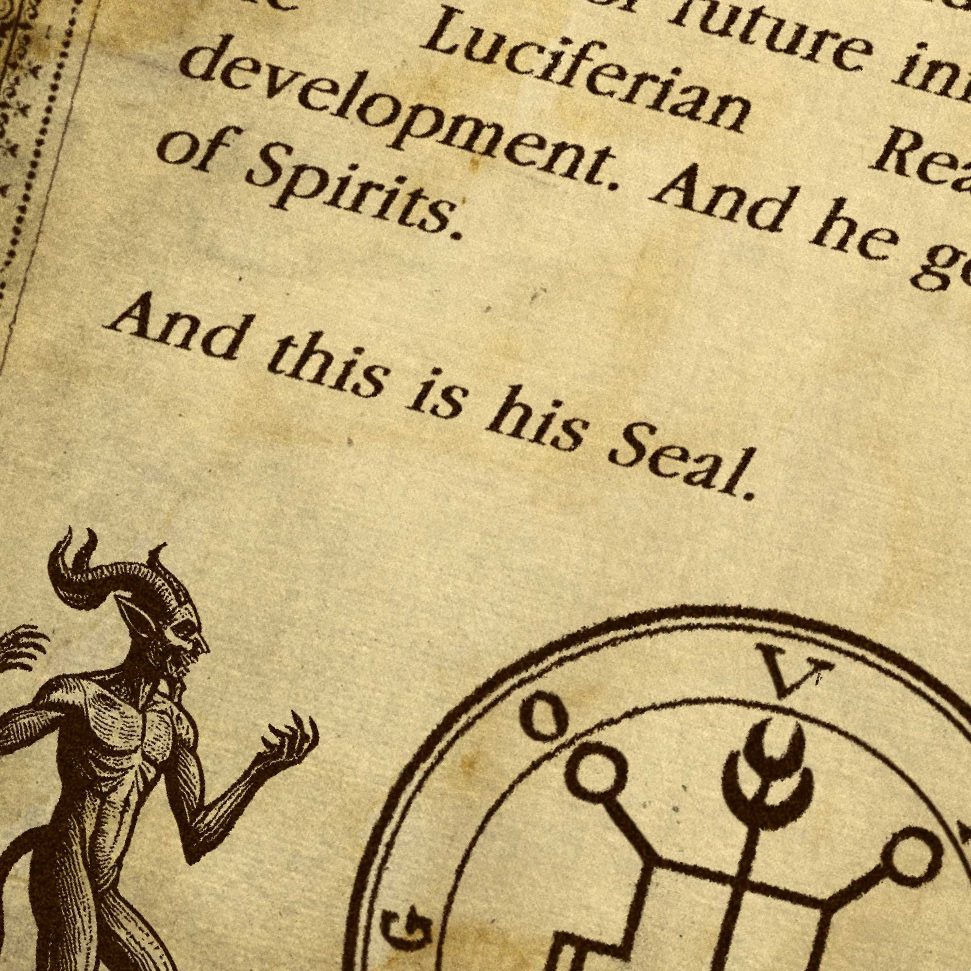 Vassago Demon Printable Dark Art Ars Goetia Grimoire. Seal Description ...