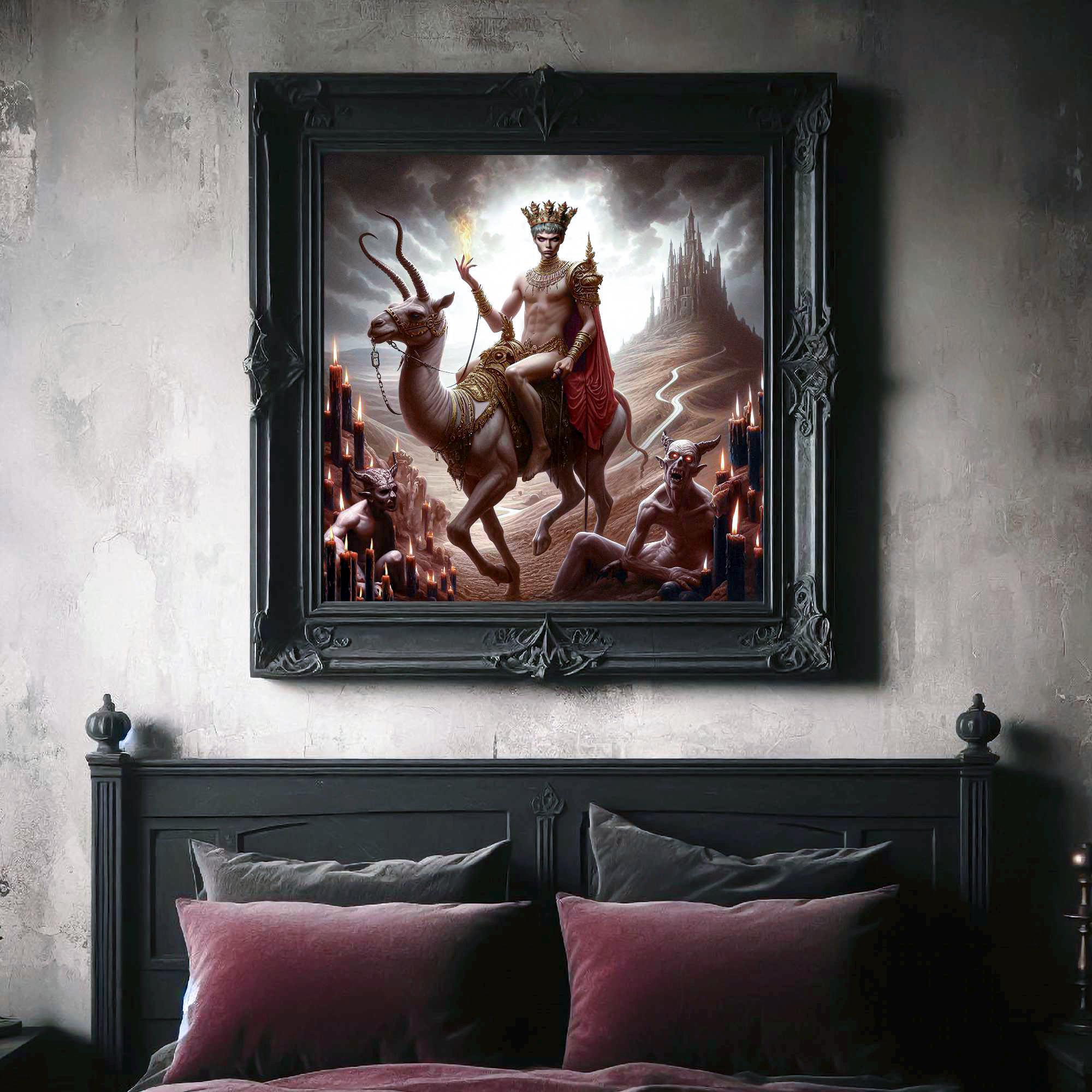 Paymon Demon Printable Dark Art Ars Goetia Grimoire. Seals Description ...