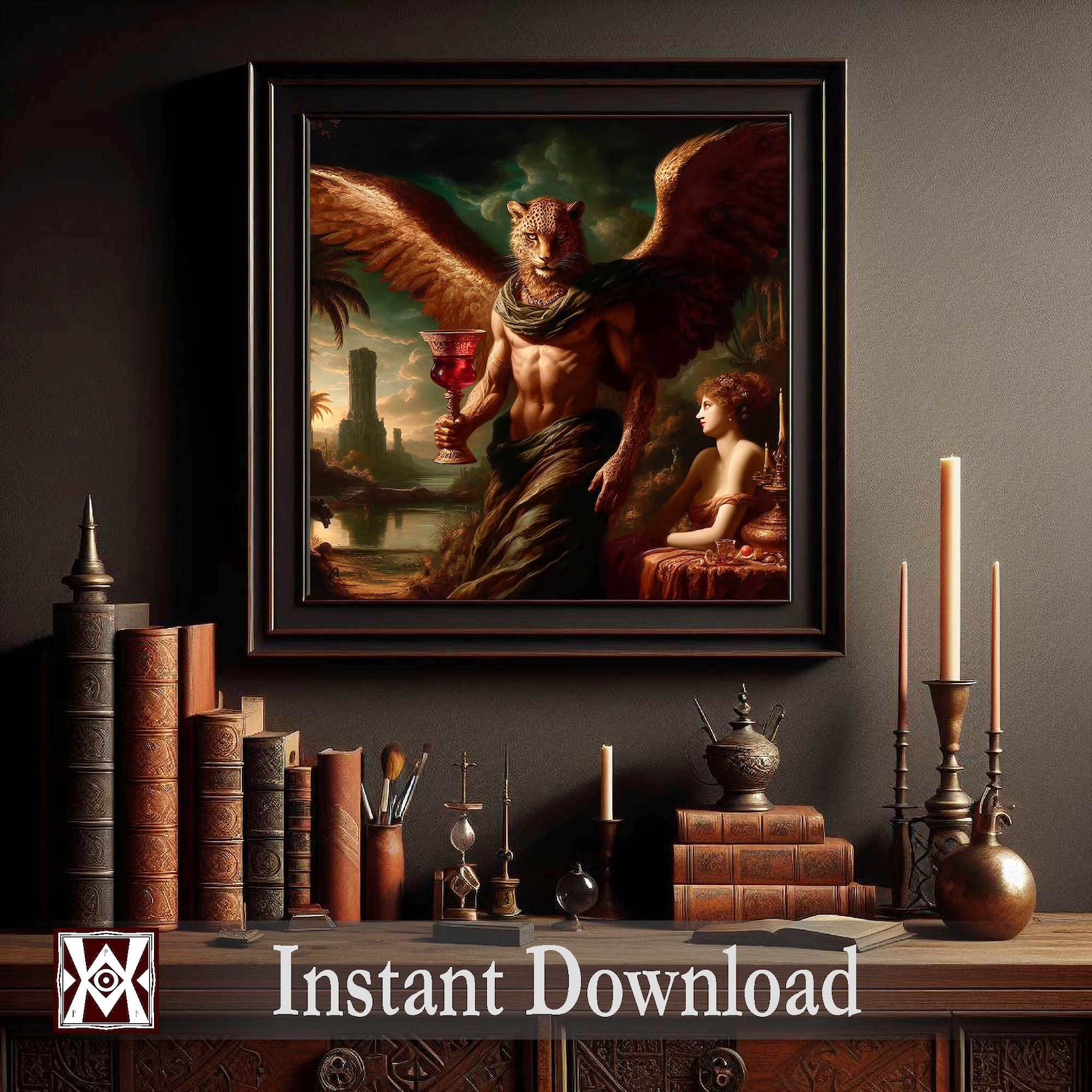 Sitri Demon Printable Dark Art Ars Goetia Grimoire. Seals Description ...