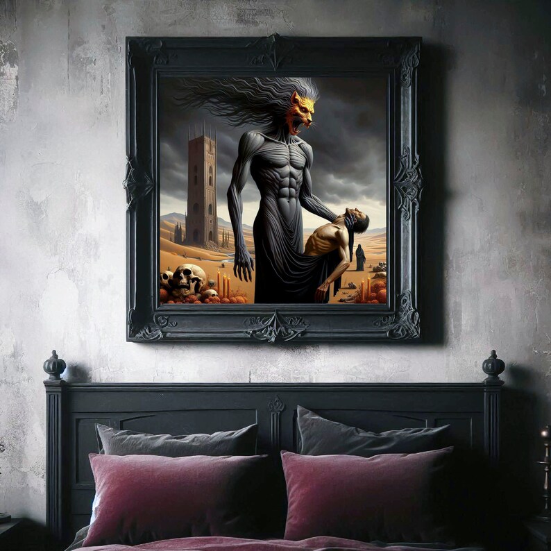 Marbas Demon Printable Dark Art Ars Goetia Grimoire. Seals Description ...