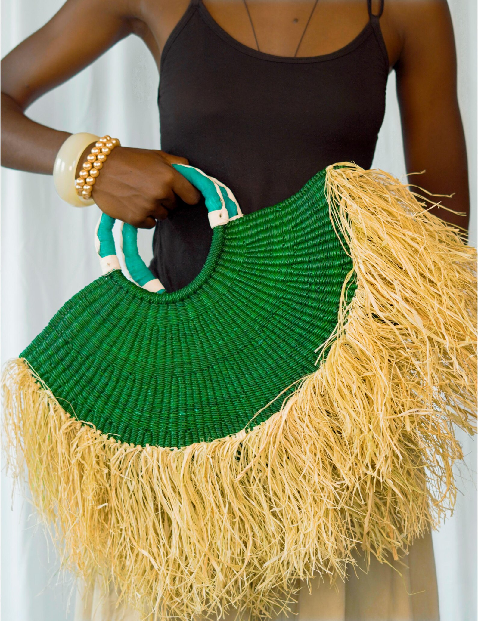 Raffia Bag, Raffia Beach Bag, African Straw Bag, Handwoven Straw Bag ...