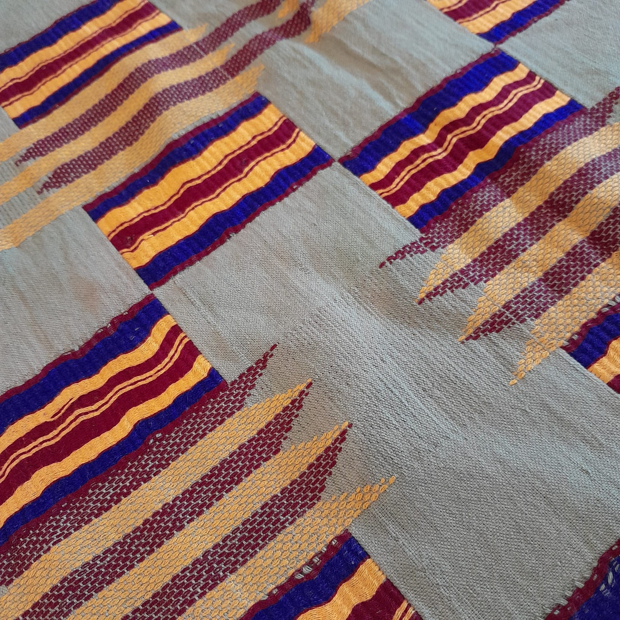 Vintage Ewe Kente Cloth, Sage Green Kente, African Textiles, Wall ...