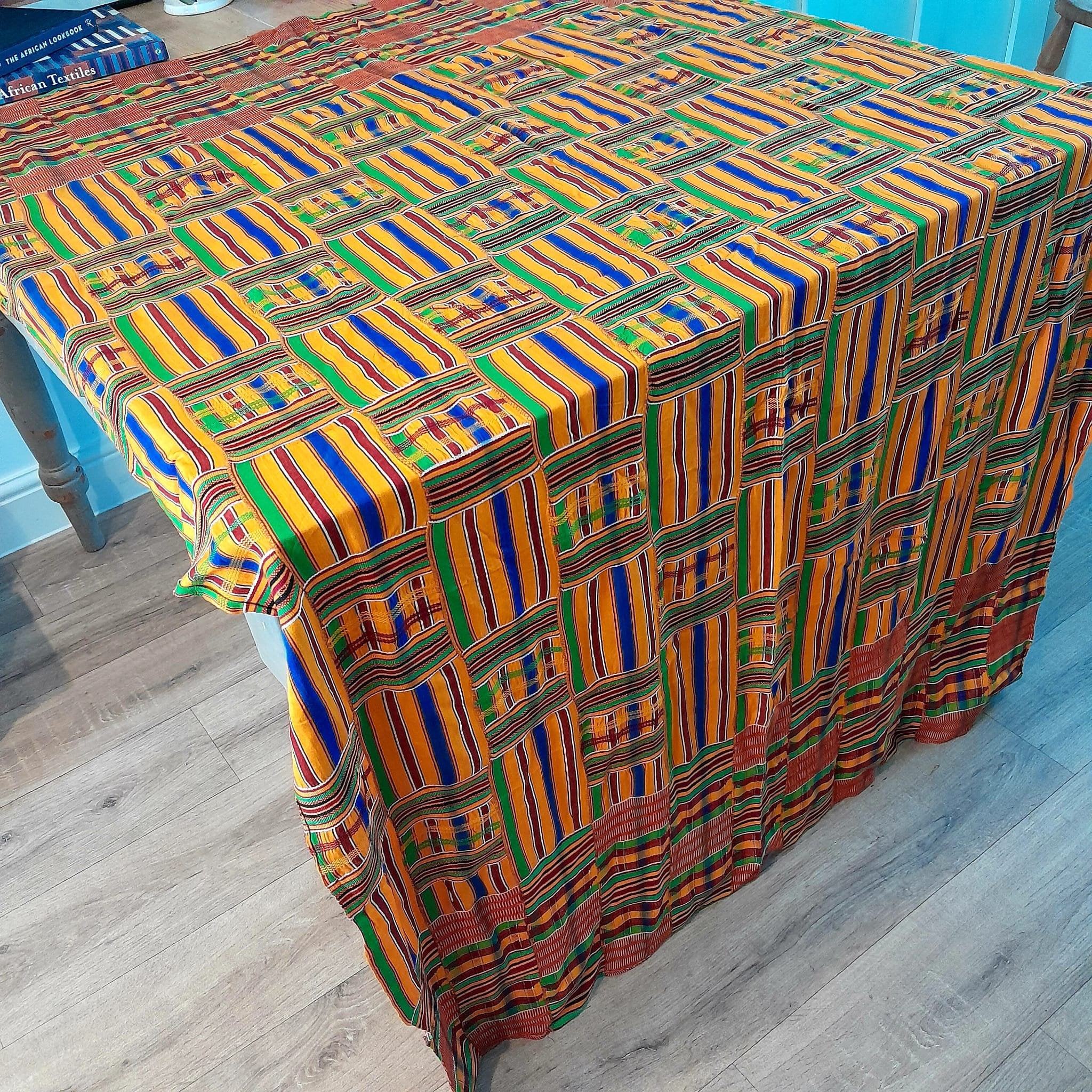 Vintage Asante Kente Cloth, African Textiles, Wall Hanging, Antique ...