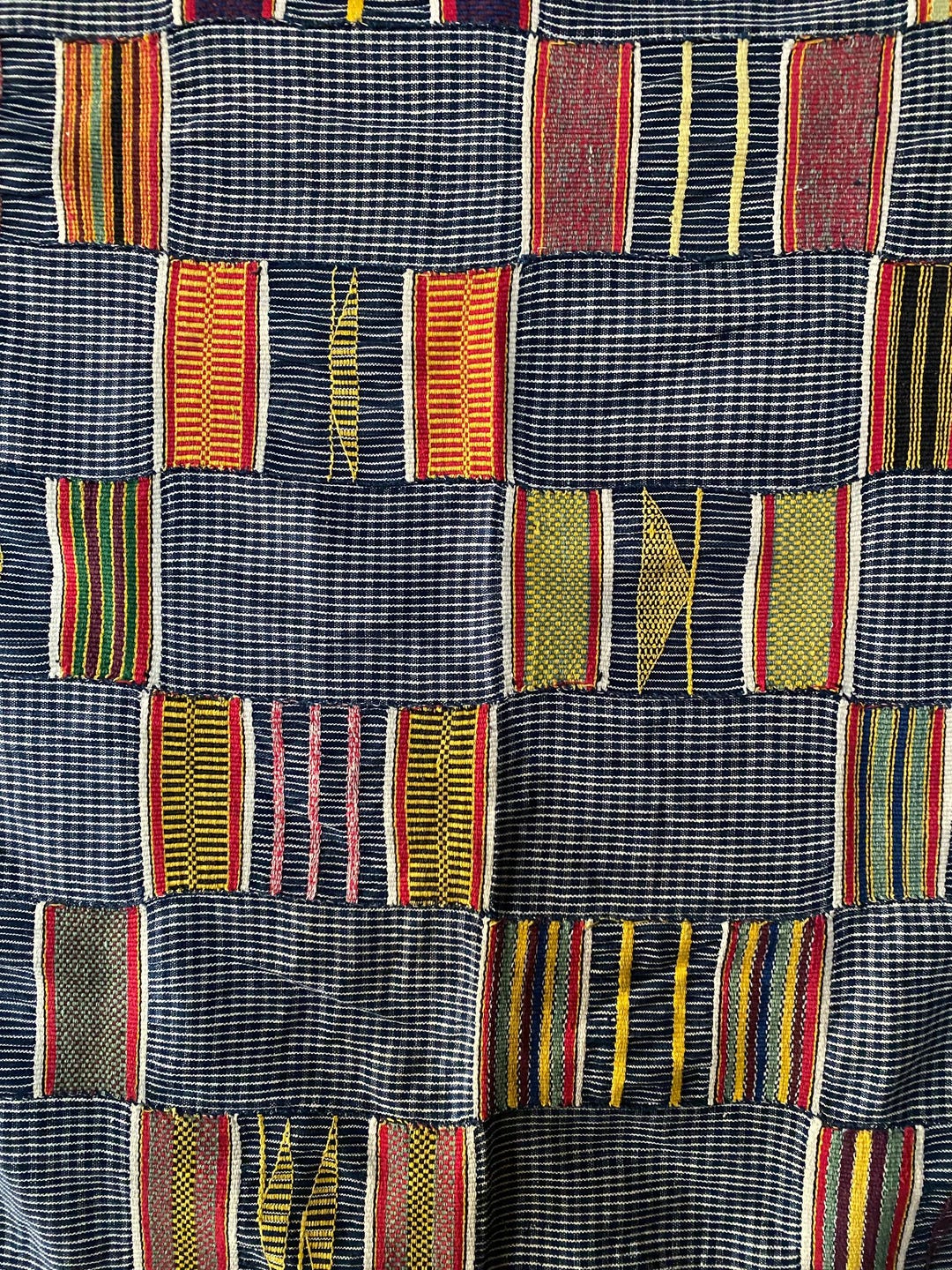 Vintage Ewe Kente Cloth, African Textiles, Mens Kente, Antique Kente ...
