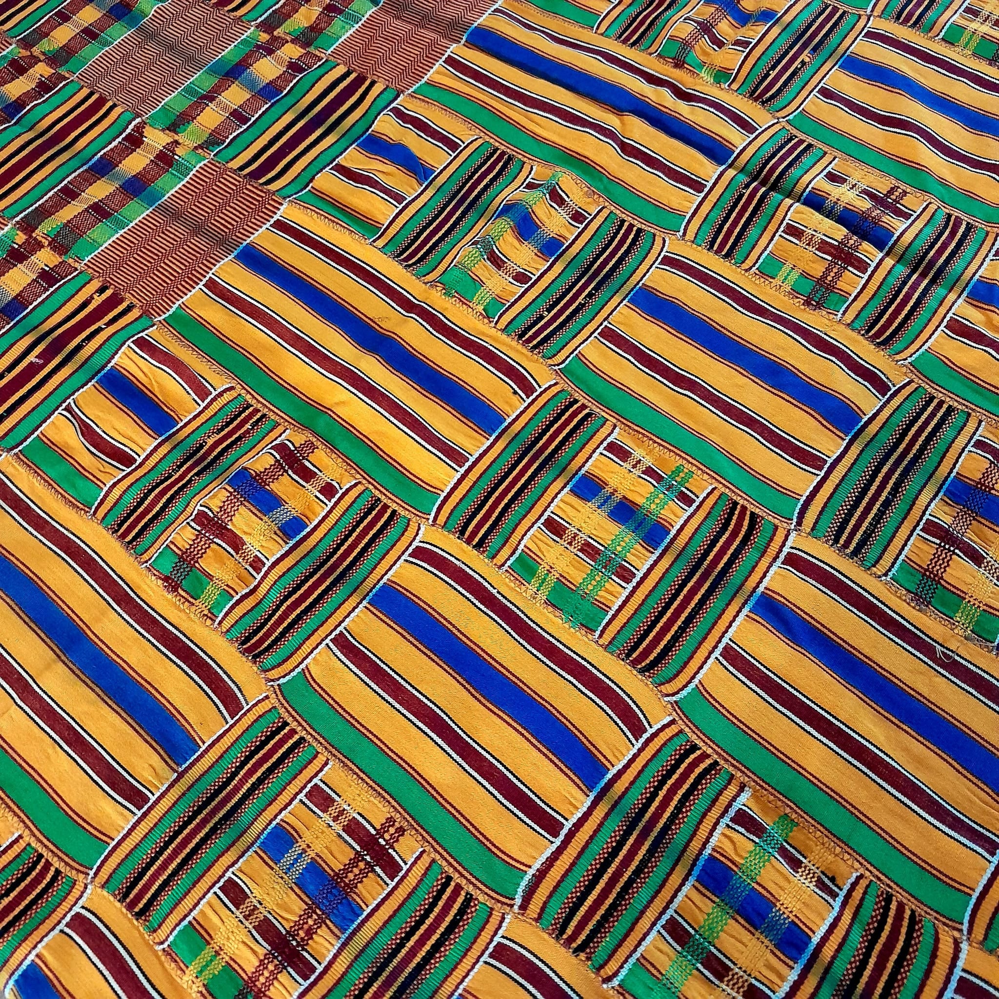 Vintage Asante Kente Cloth, African Textiles, Wall Hanging, Antique ...