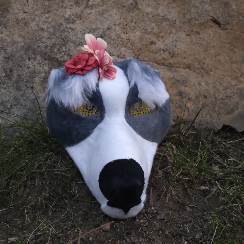 Border Collie Therian Mask - Etsy