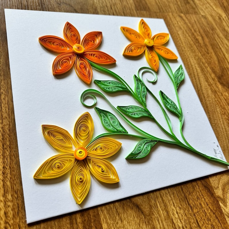 Quilled Flowers - Etsy