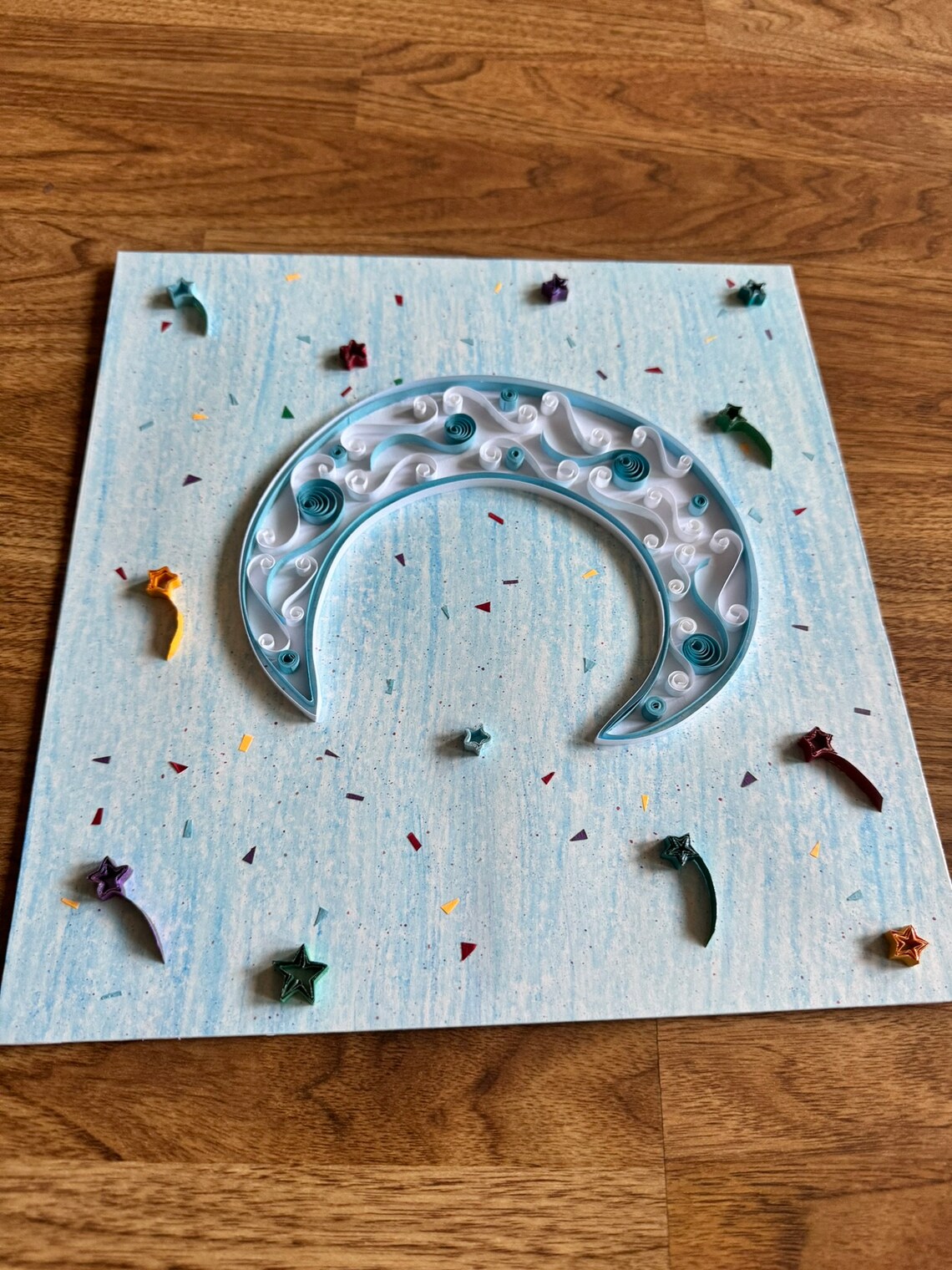 Unique Moon Quilled Art - Quilling Art - Etsy
