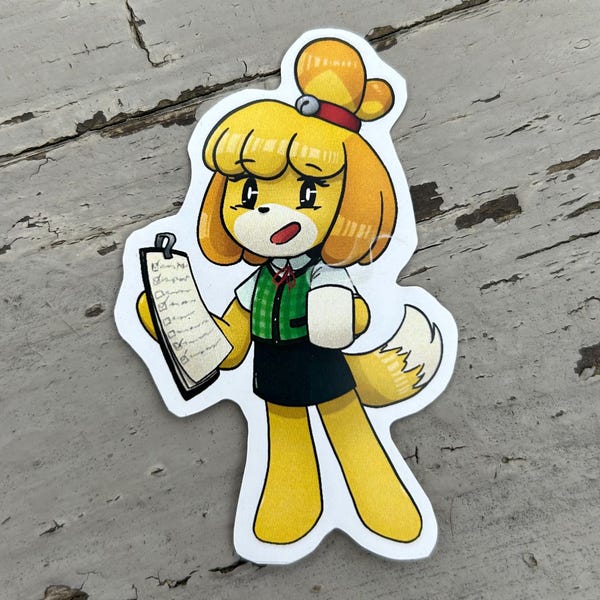 Isabelle Sticker - Etsy