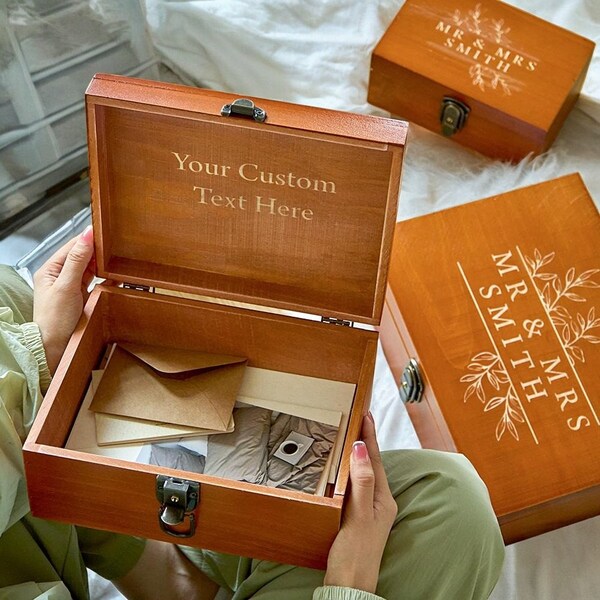 Rustic Keepsake Box - Etsy