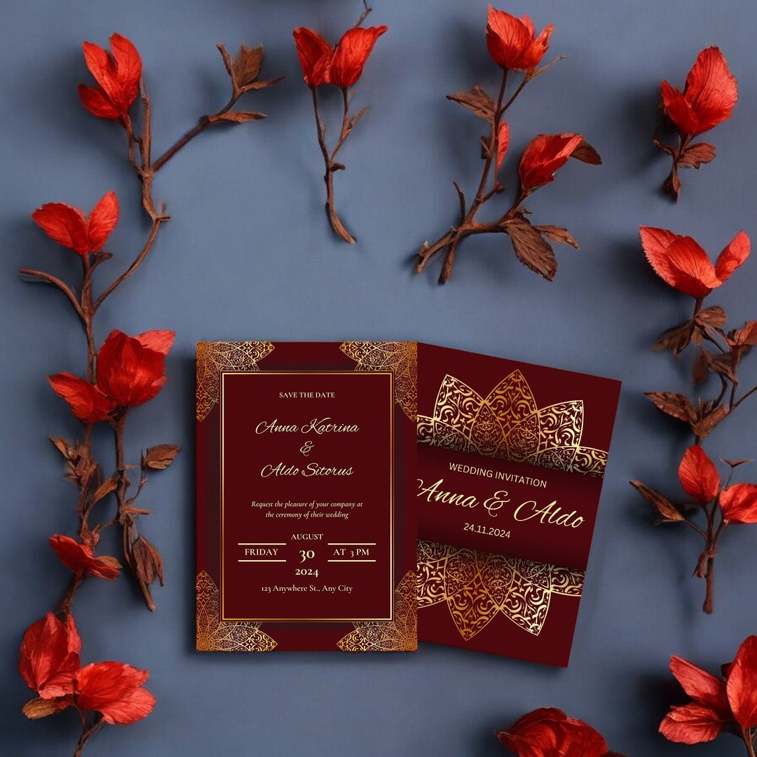 Printable Cards Invitations Card Wedding Card Wedding Favors Wedding ...