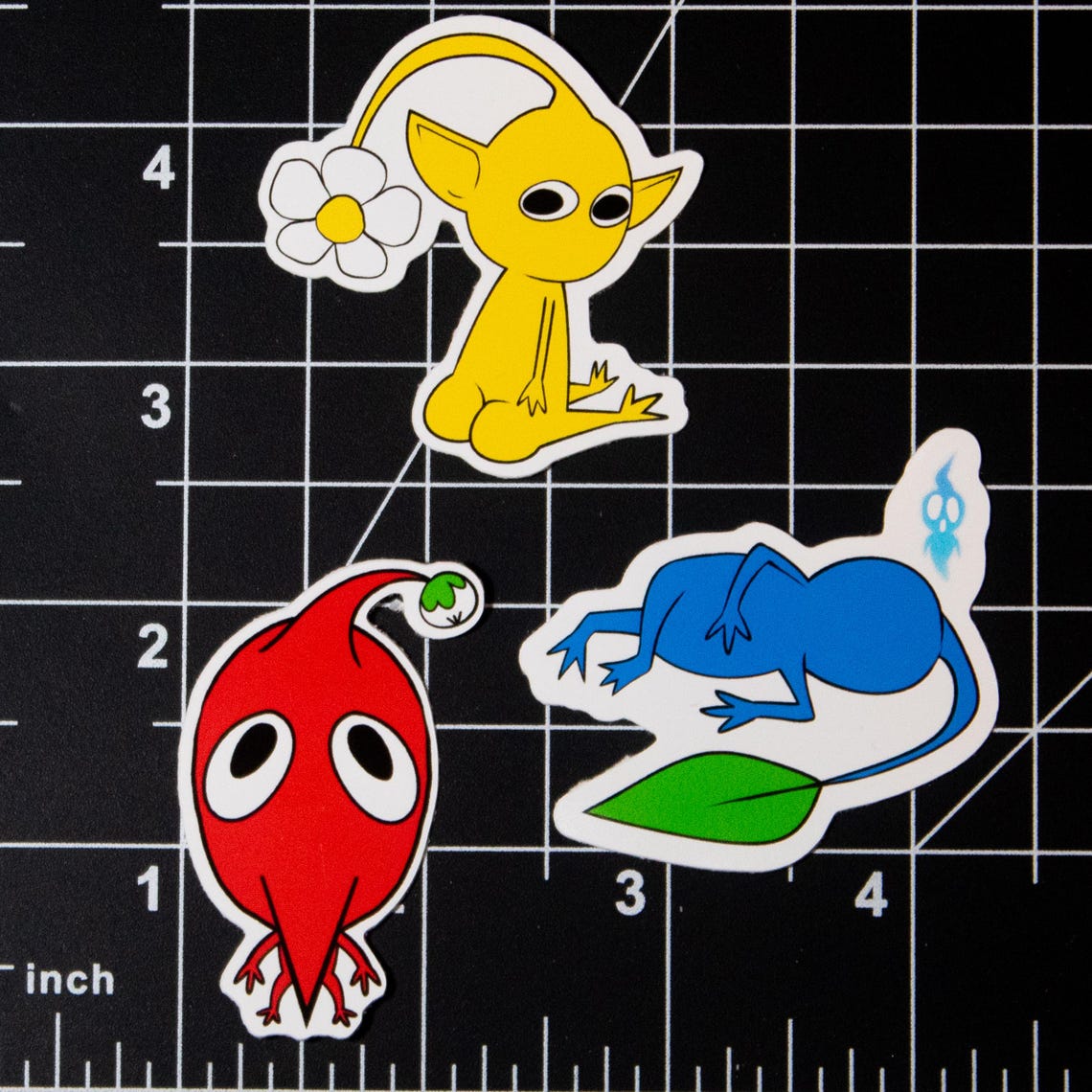 Silly Pikmin Glossy Vinyl Stickers - Etsy