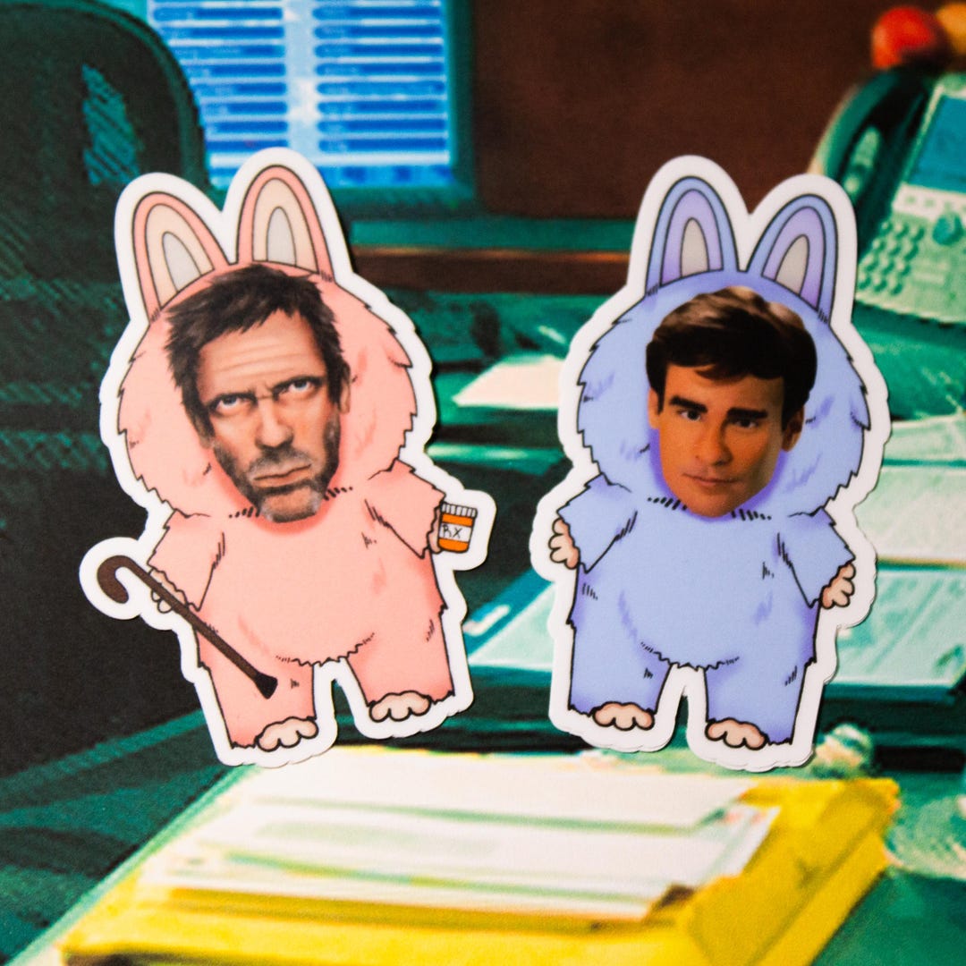 Silly House MD Lafufu Inspired Sticker - Etsy