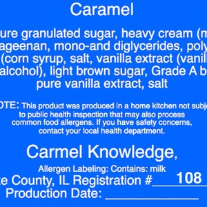 Carmel Knowledge "soft Buttery, Gourmet Sea Salt Caramel" One Pound ...