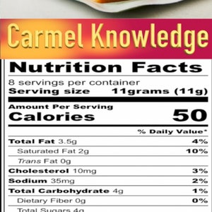 Carmel Knowledge "soft Buttery, Gourmet Sea Salt Caramel" One Pound ...