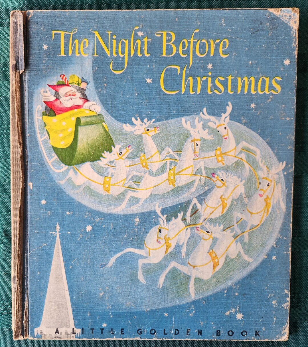 The Night Before Christmas A Little Golden Book - Etsy