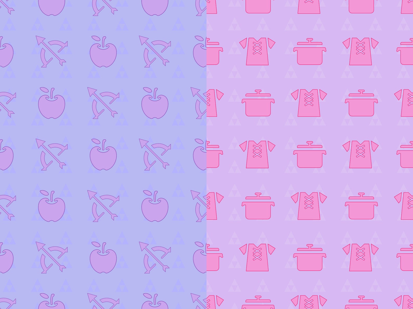 Icons Seamless Patterns Pattern Paper Digital Download Video Game ...