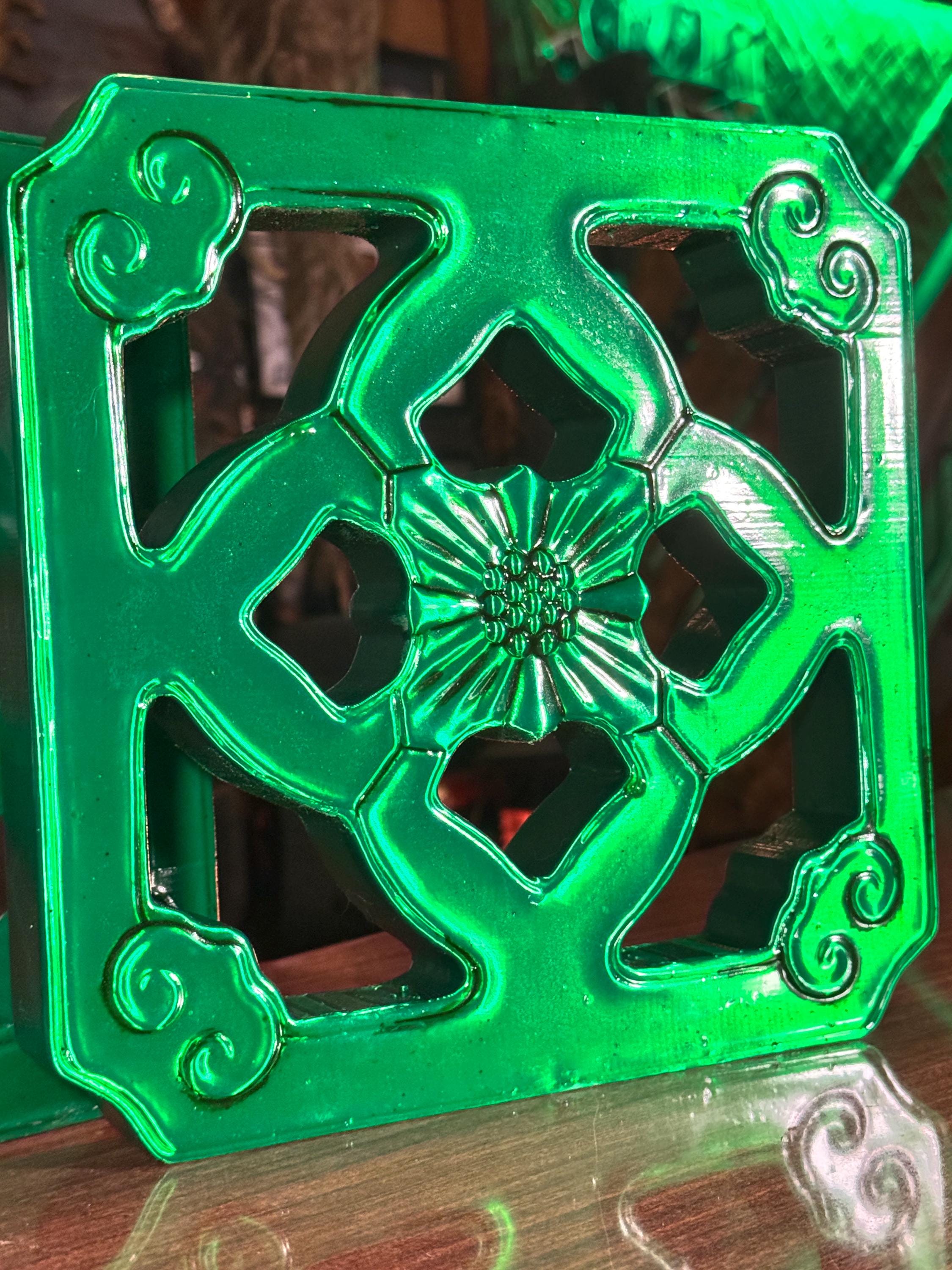 Jade Tiki Breezeway Tile - 3D Printed - Etsy