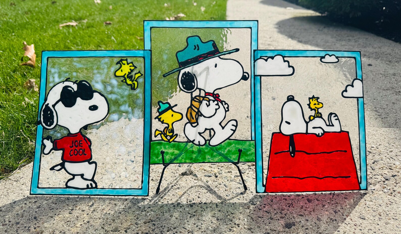 Linus Welcome Great Pumpkin - Peanuts - 8 X 10 Acrylic Faux Stained ...