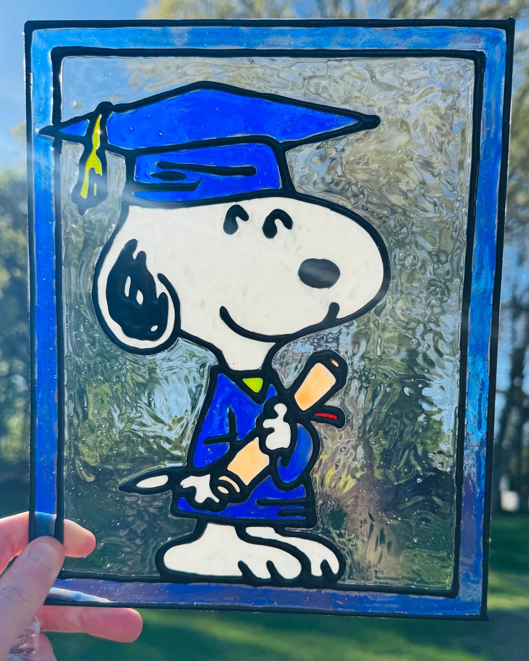 CUSTOMIZABLE Snoopy Graduation Cap and Gown - Peanuts - 8x10 Acrylic ...