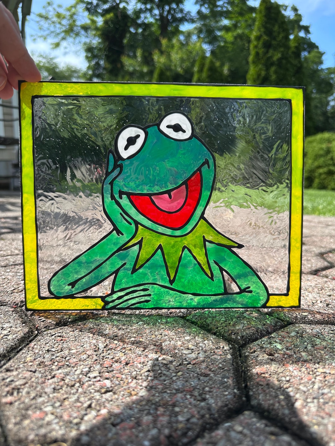 Kermit the Frog - the Muppets - Jim Henson - 8 X 10 Acrylic Faux ...