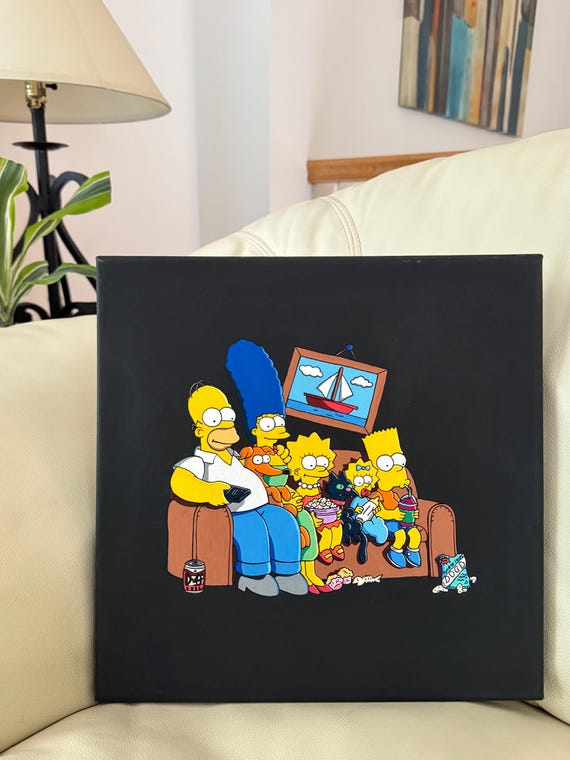 Simpsons Family Couch