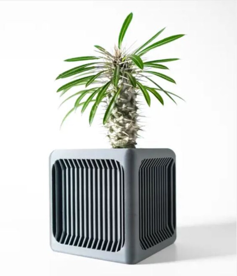 Customizable Planter With Color Display, Personalized Plant Pot ...