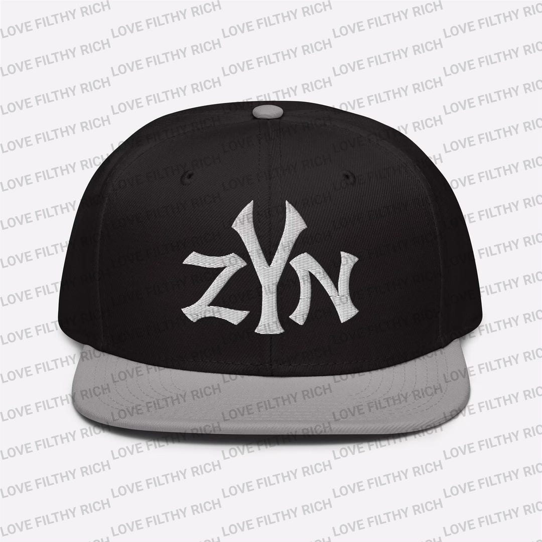 ZYN Meme Snapback Hat, Funny Hat, Embroidered Baseball Cap, Funny ...