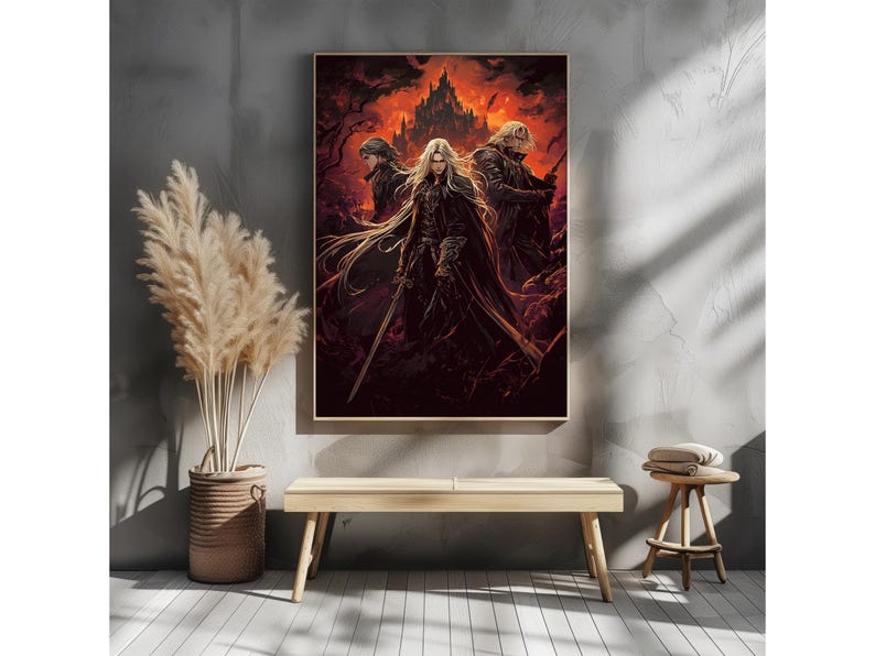Alucard - Castlevania Poster: Gothic Video Game Art Print - Etsy
