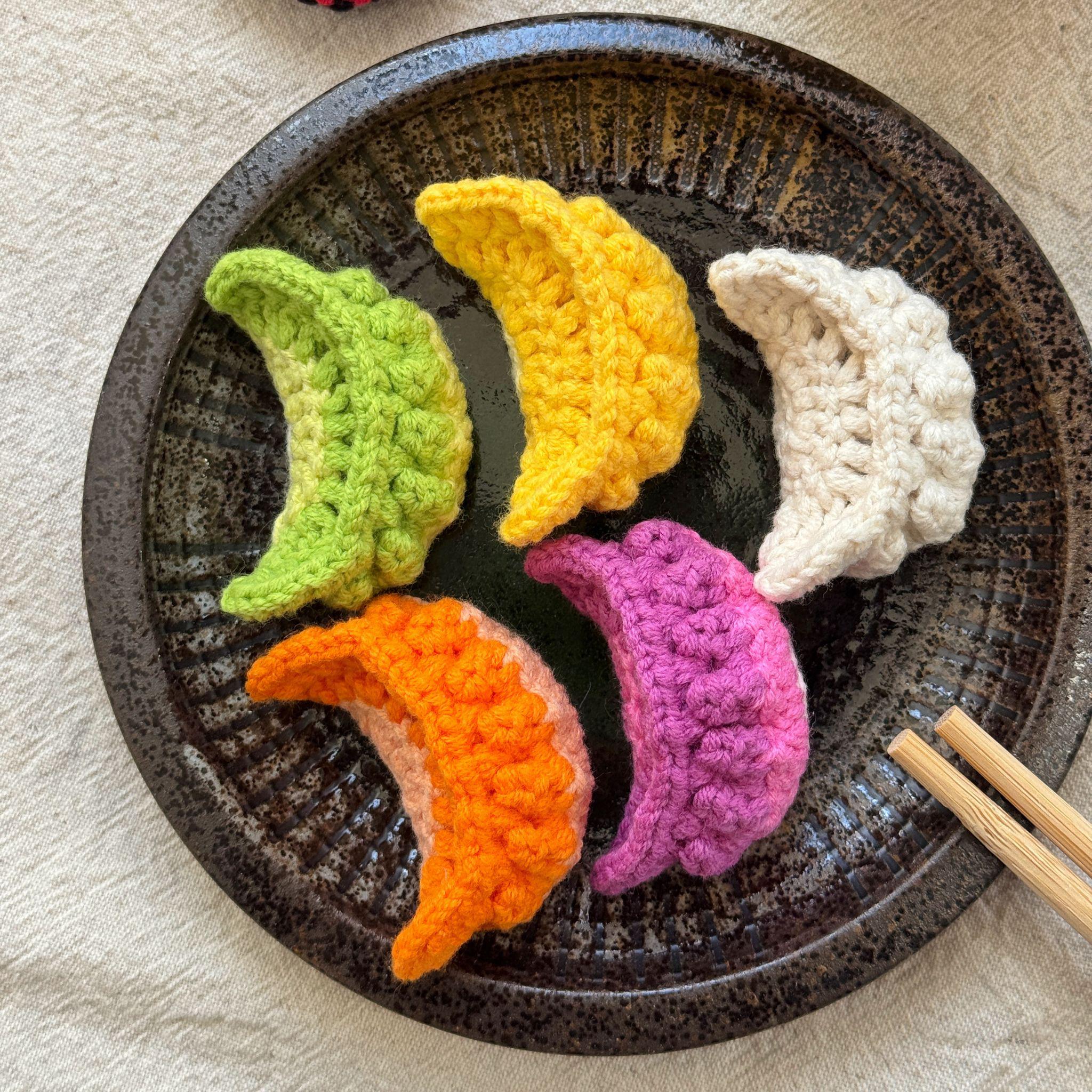 Dumpling Crochet Pattern With Video | Amigurumi Chinese Food Plush PDF ...