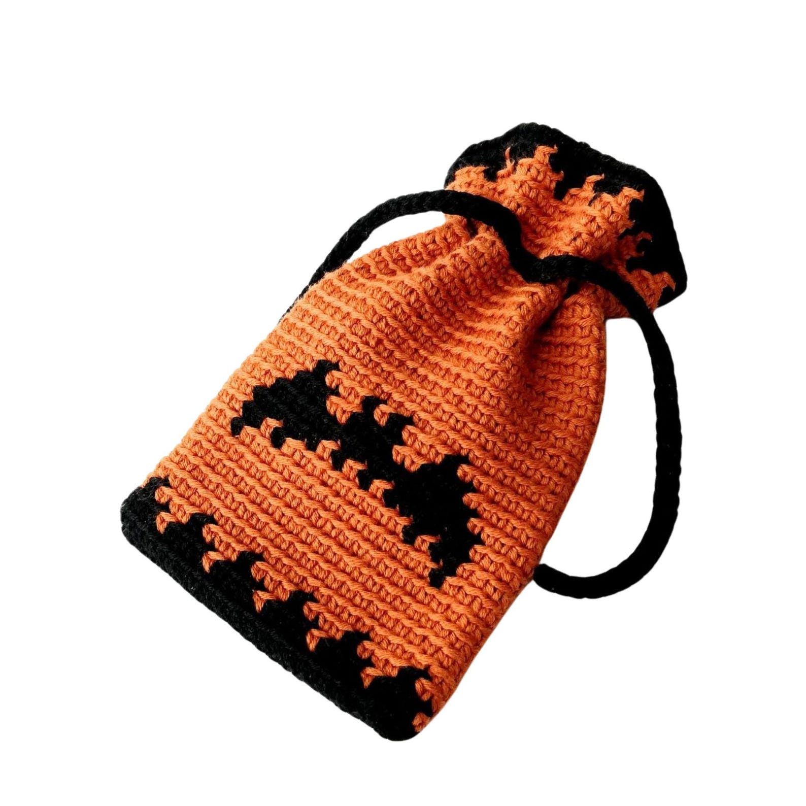 Spooky Halloween Bat Crochet Pattern | Drawstring Bag Amigurumi PDF ...