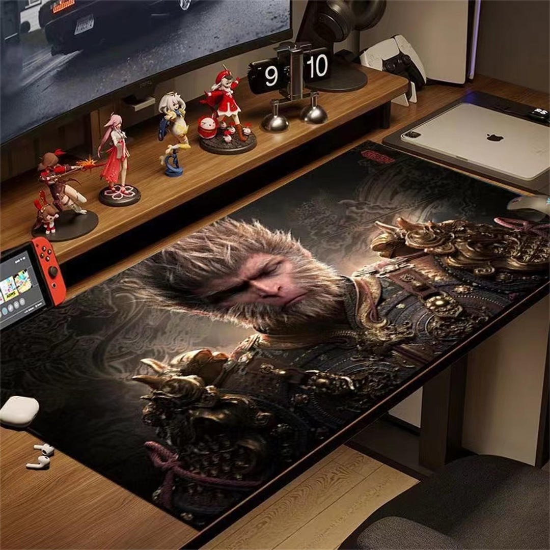 Black Myth Wukong Mouse Pad, Large Size, Thick Desk Mat, Gaming Mouse ...