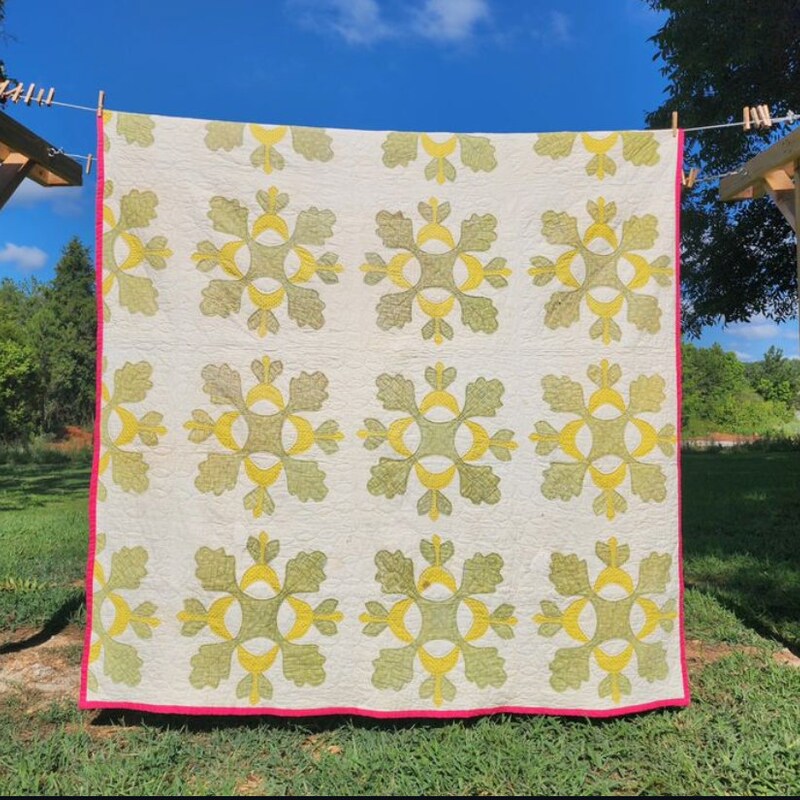 Oak Leaf Quilt Pattern - Etsy