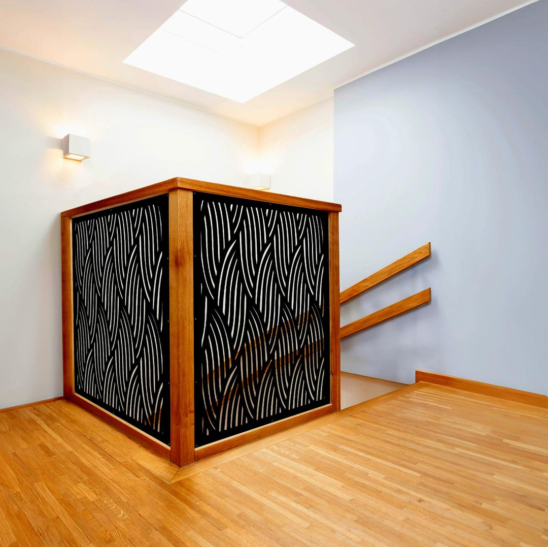 Metal Garden Art Panels, Mid-century Privacy Screens, Outdoor Divider ...