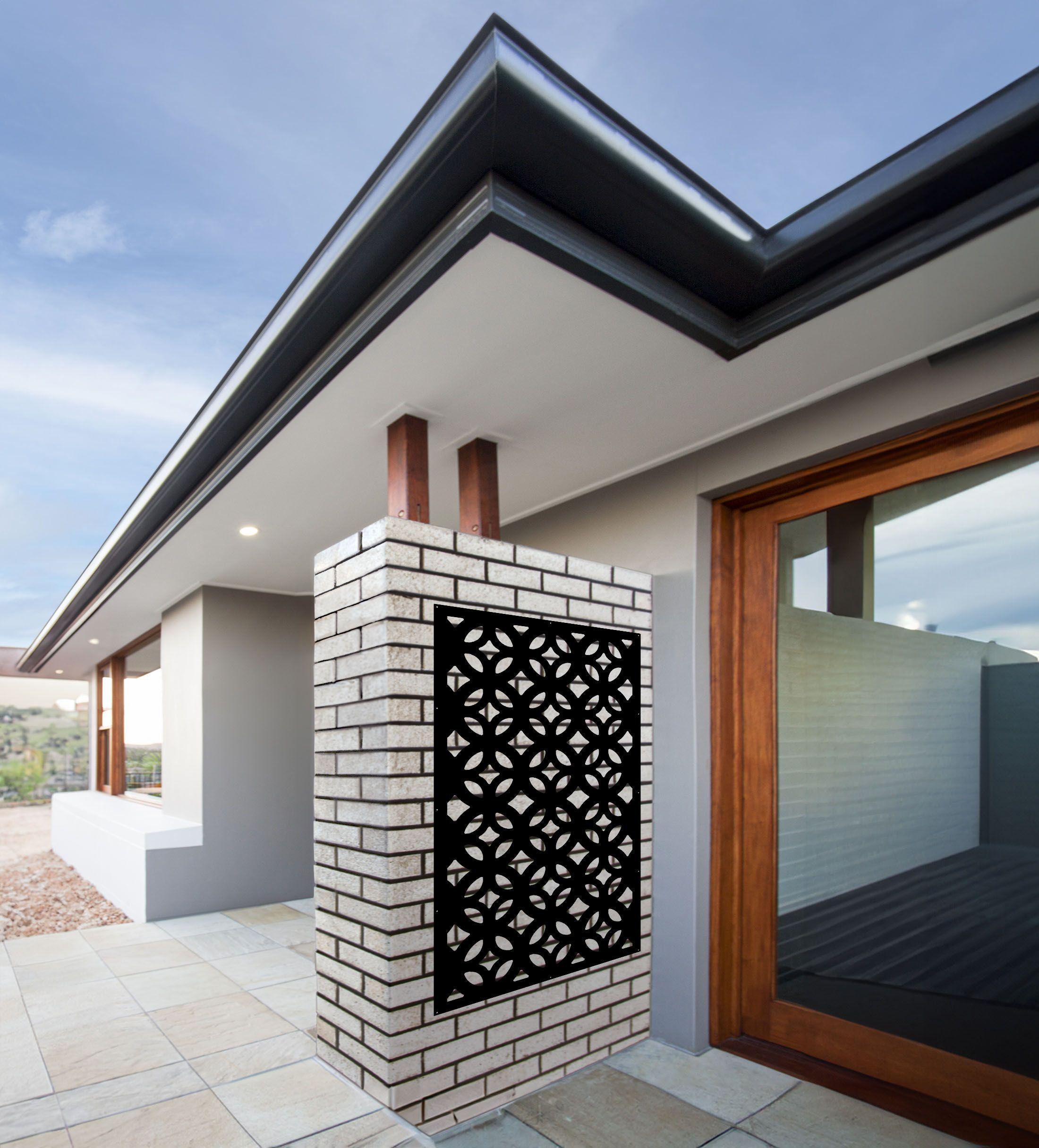 Metal Decor Panels for Deck Privacy, Outdoor Patio Screens, Fence ...