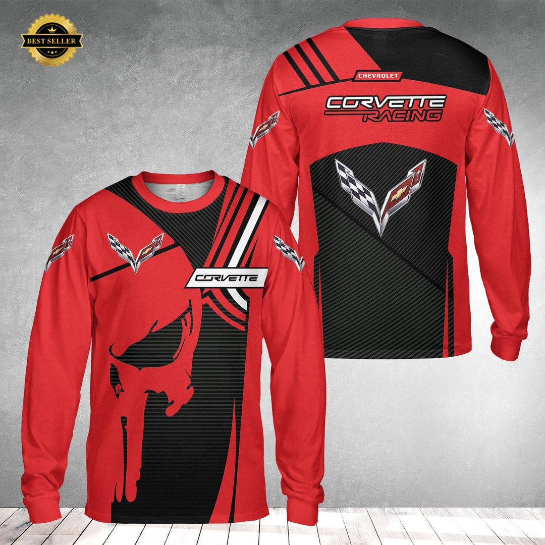 Corvette C7 Team Racing Men's Long Sleeve Shirt Size S-5XL - Etsy
