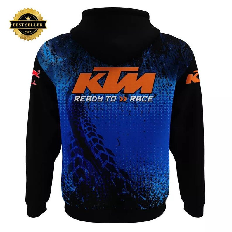 KTM Inspired Hoodie Handmade High Resolution Print Fan Sweatshirt ...