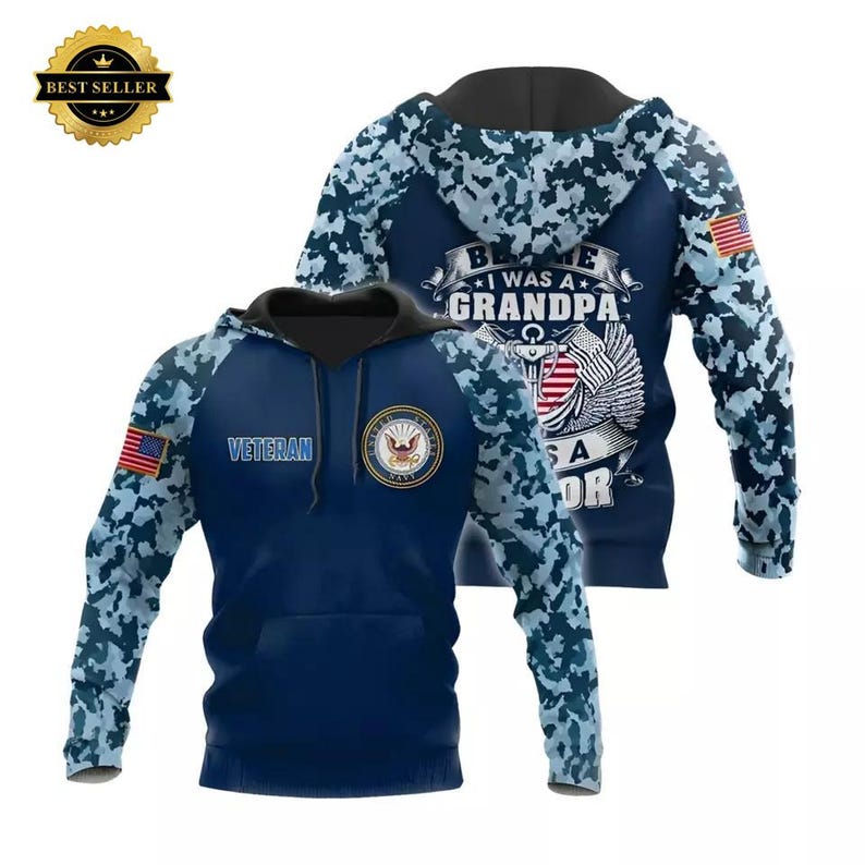 Navy Veteran Camo Cool Design 3D Printed Sublimation Hoodie - Etsy