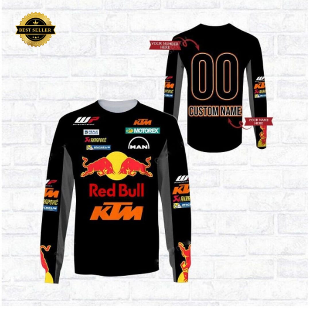 KTM Long Sleeve Shirt 3D Racing Size S-5XL US - Etsy