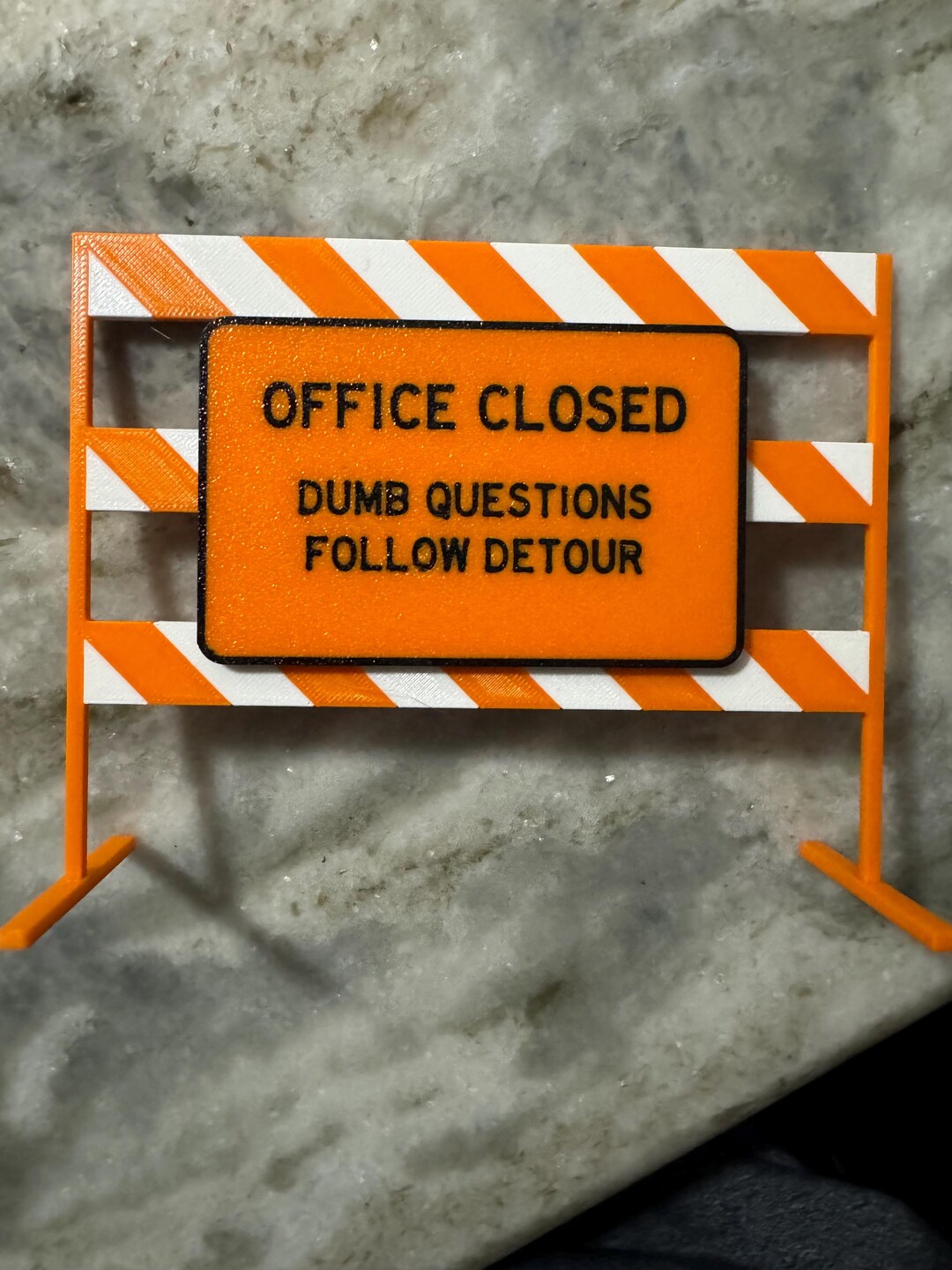 Type 3 Traffic Barricade With Custom Sign - Etsy